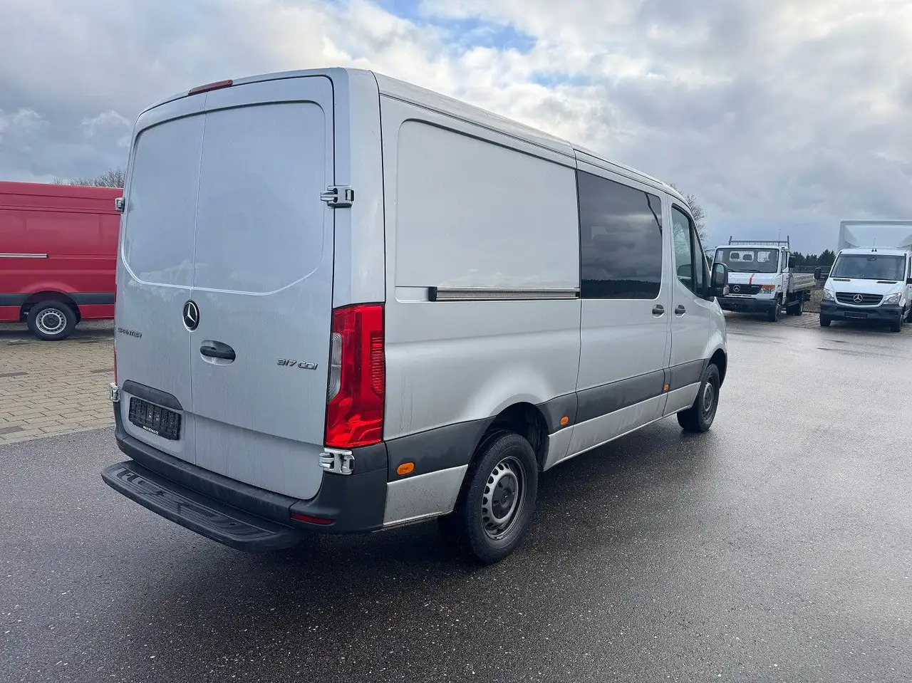 Mercedes-Benz Sprinter 317 CDI Flach Lang Mixto Klima LED Kastenwagen ...