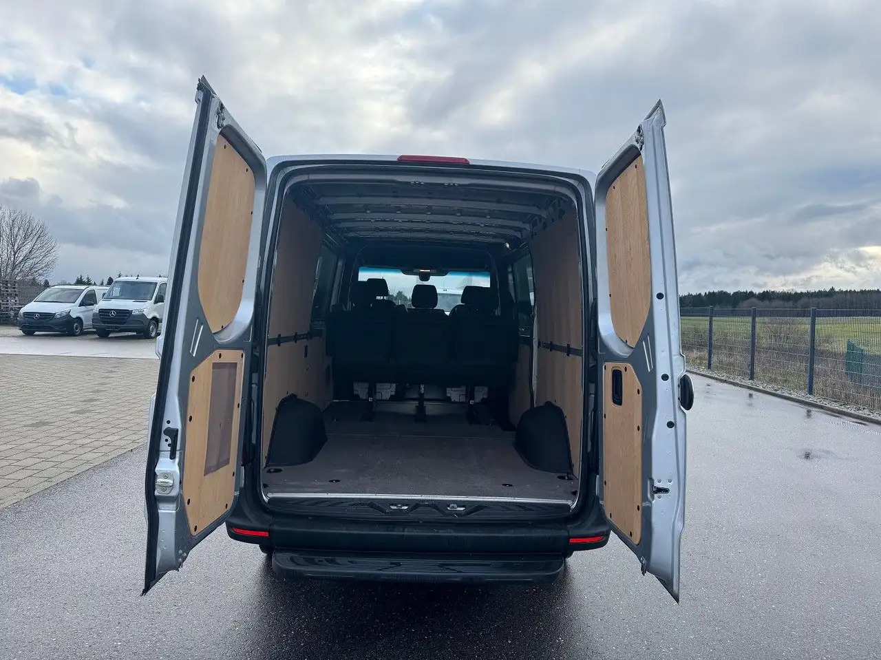 Mercedes-Benz Sprinter 317 CDI Flach Lang Mixto Klima LED Kastenwagen ...