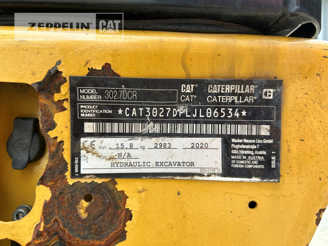 Cat 302.7D Minibagger kaufen, ID 10735288 - Truck1